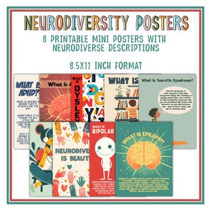 Neurodiversity Awareness Month Posters | Autism Acceptance Bulletin ...