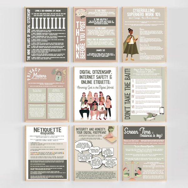 Online Safety Poster - Etsy UK