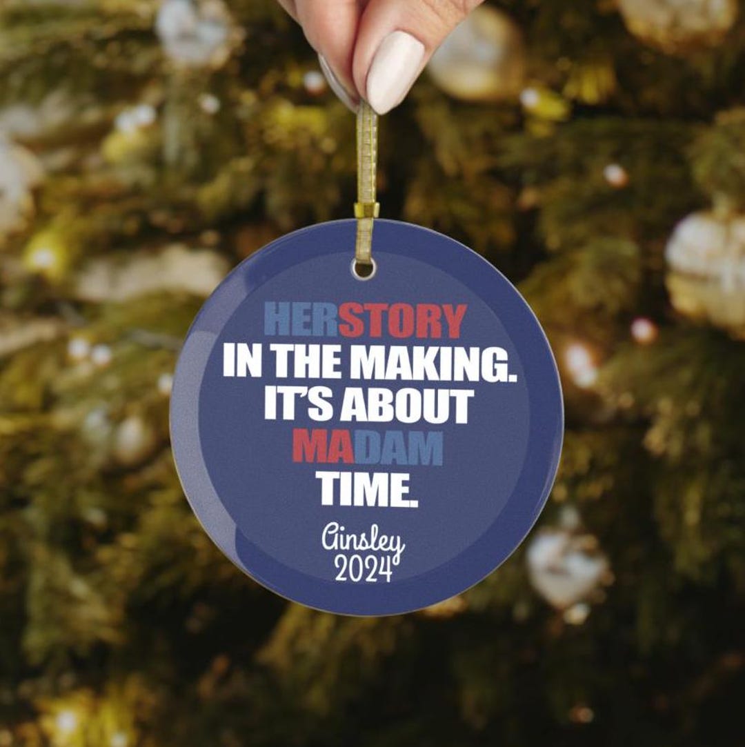 Kamala Harris Ornament Personalized Feminist Christmas Ornament It's ...