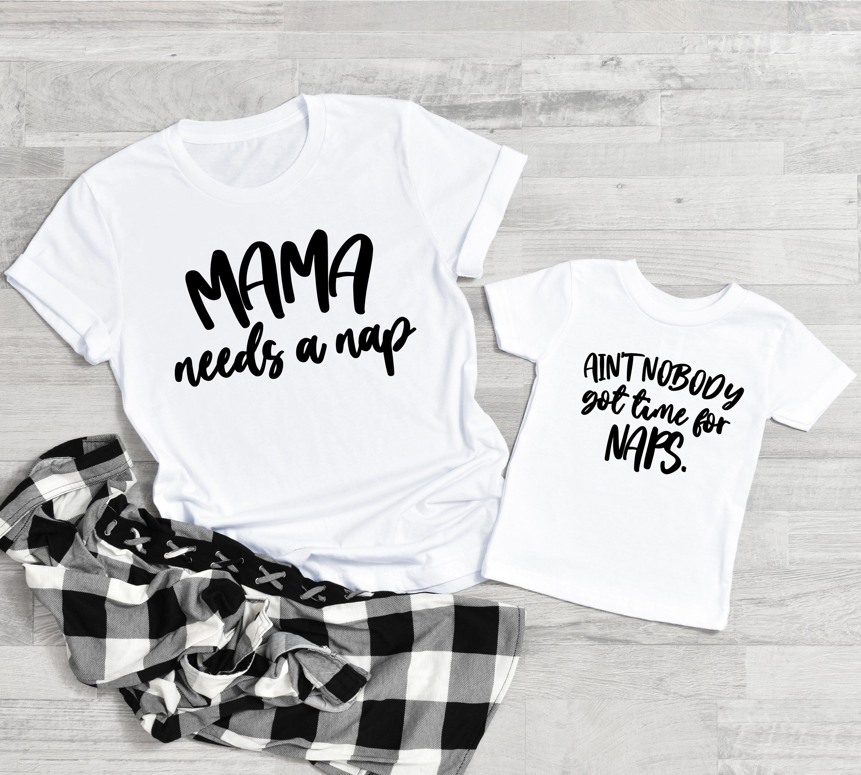 Matching Mommy And Me Shirts Mama Needs A Nap Mothers Day Etsy