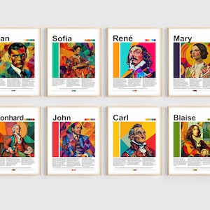 Math Bulletin Board Set 2 | Mathematics Posters | Mathematician ...