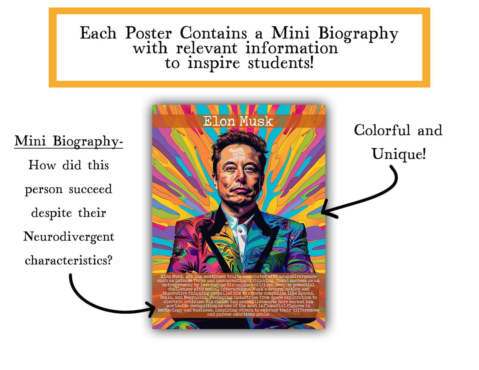 Neurodiversity Awareness Month Bulletin Board | Celebrate Neurodiverse ...