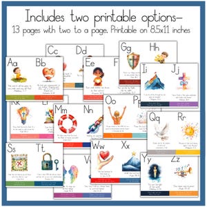 ABC Kids Bible Verse Flash Cards | Printable Scripture Memorization ...