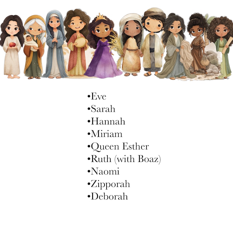 Old Testament Bible Clipart | 75+ PNG Bible Characters, Stories ...