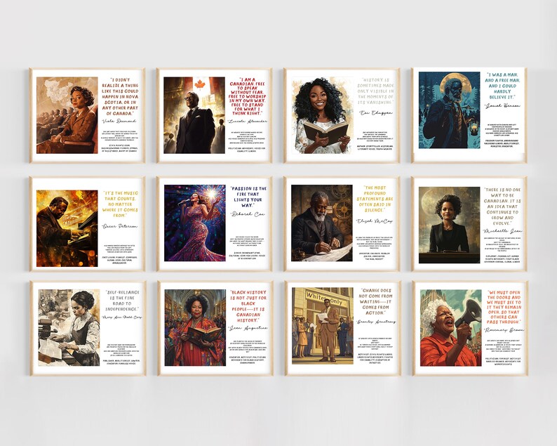 Canadian Black History Month Bulletin Board | February Inspirational ...