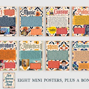 Arab American History Month Posters | Arab Americans Poster Set | Arab ...
