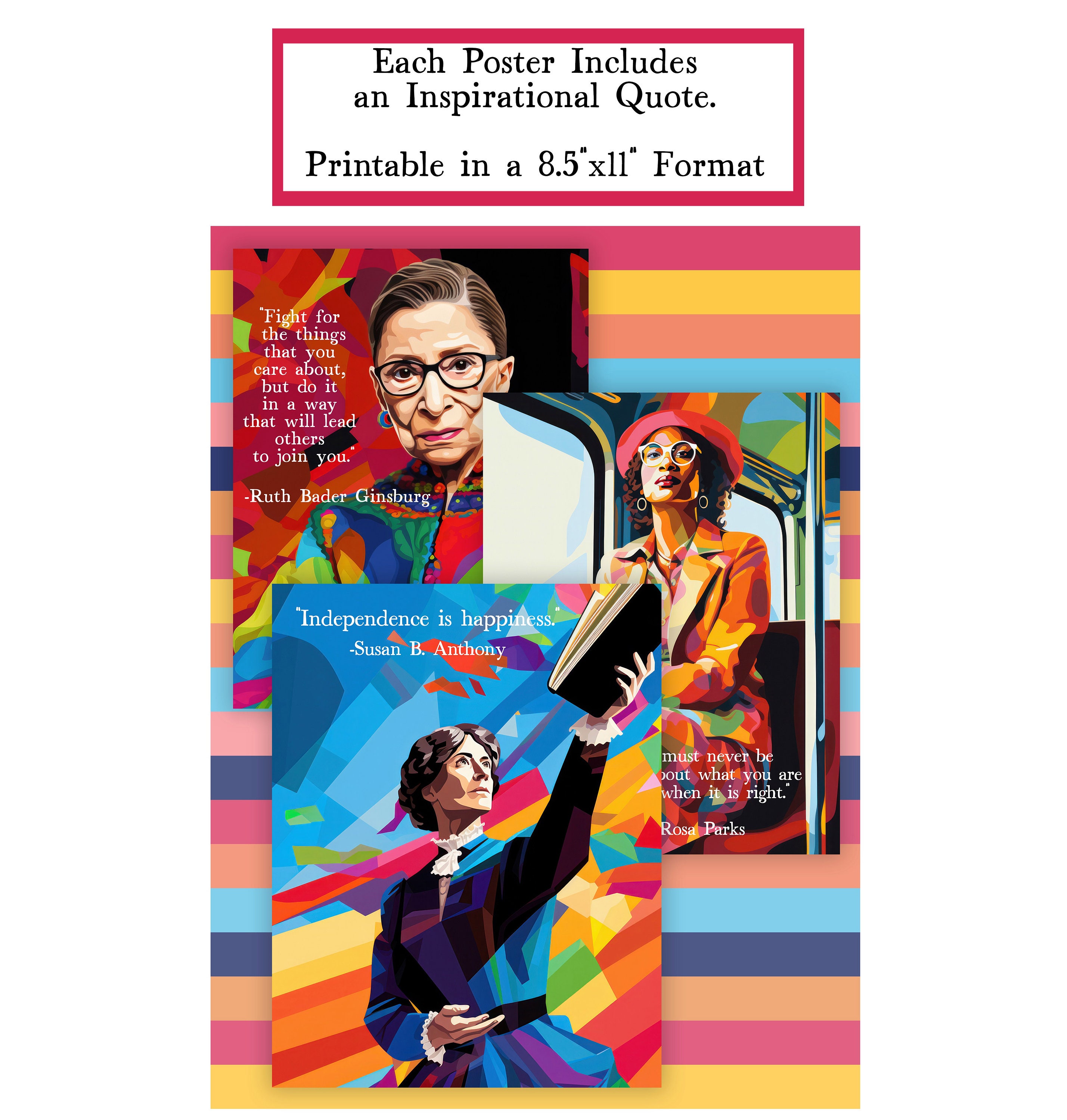Women's History Month Bulletin Board Set Posters | International Women ...