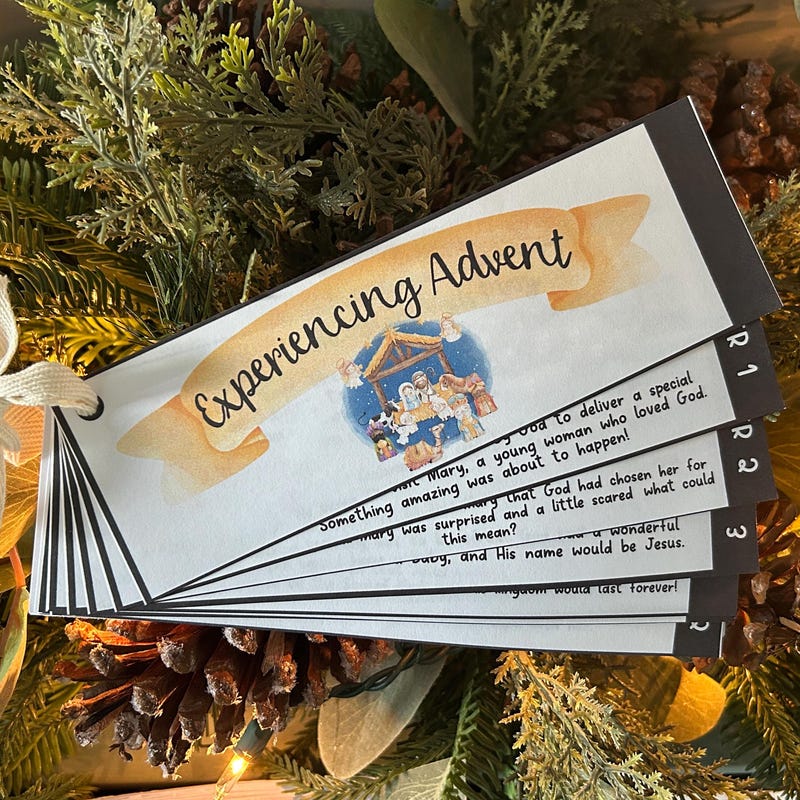 Christian Advent Calendar - Etsy