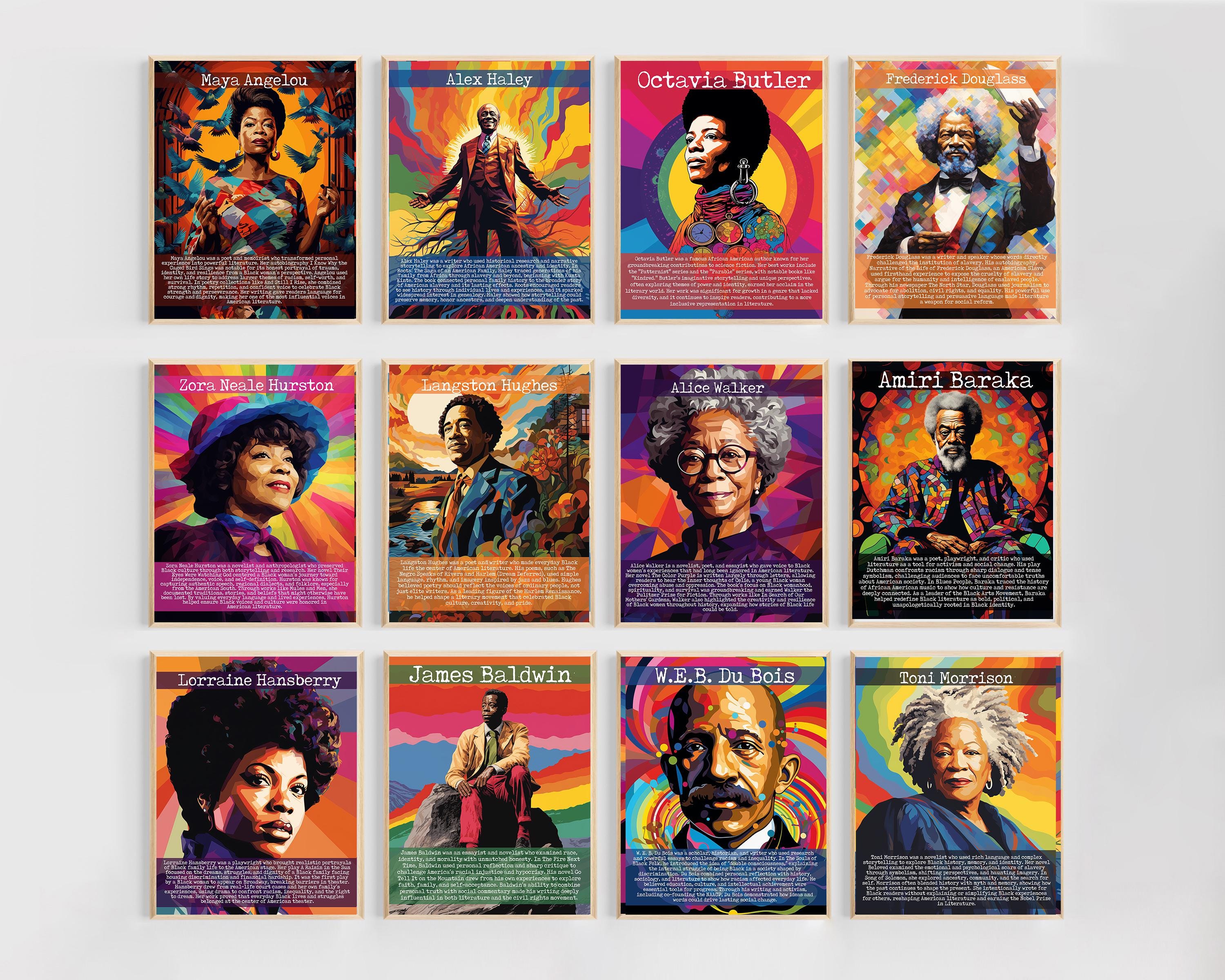 Black Authors Posters | Black History Month Bulletin Board | African ...
