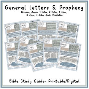 Bible Book Summary Guide | Printable Bible Books Student Summary ...