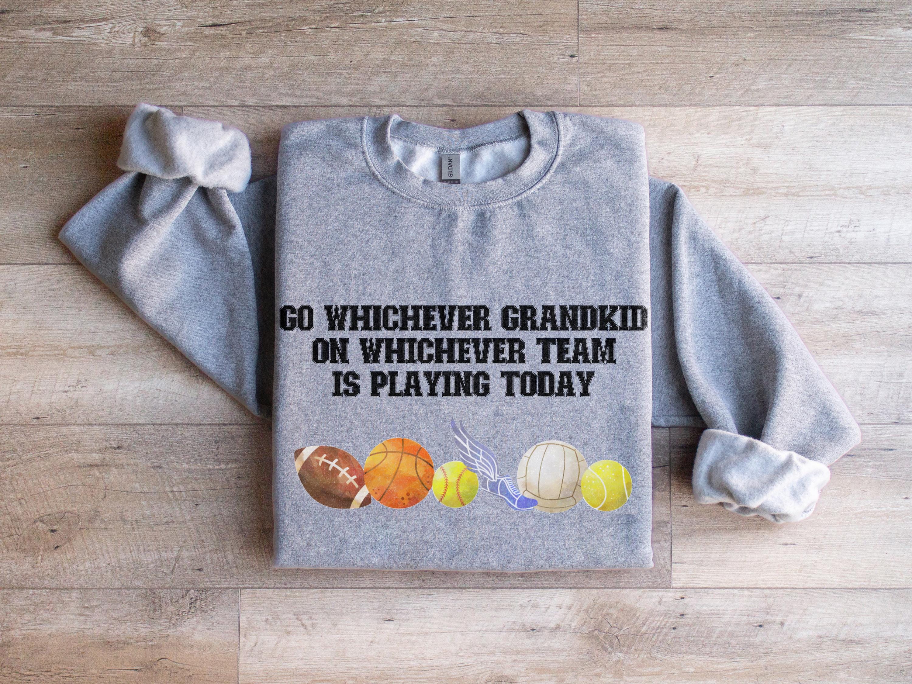 Customized Sports Grandparent Shirt | Personalized Sport Grandma and ...