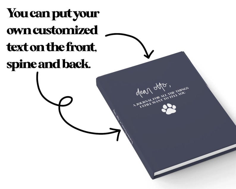 Dear Dog Grief Journal | Letters to My Dog in Heaven | Pet Loss Memory ...