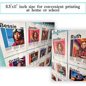 Women's History Month Bulletin Board Set Posters | International Women ...