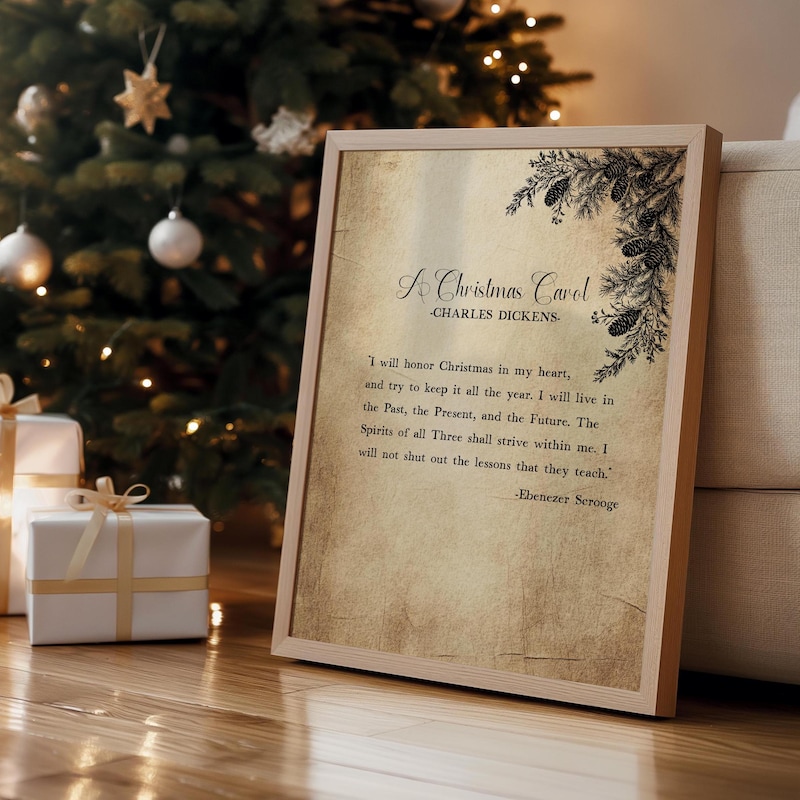 A Christmas Carol Poster - Etsy