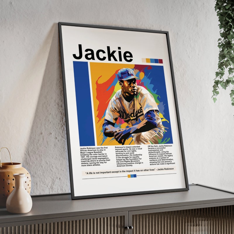 Jackie Robinson Svg - Etsy