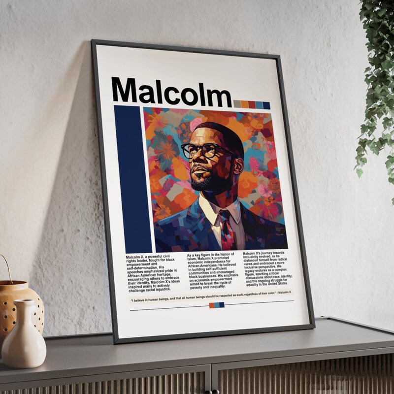 Malcolm X - Etsy