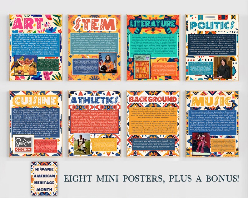 Hispanic American Heritage Month Bulletin Board | Hispanic Americans ...