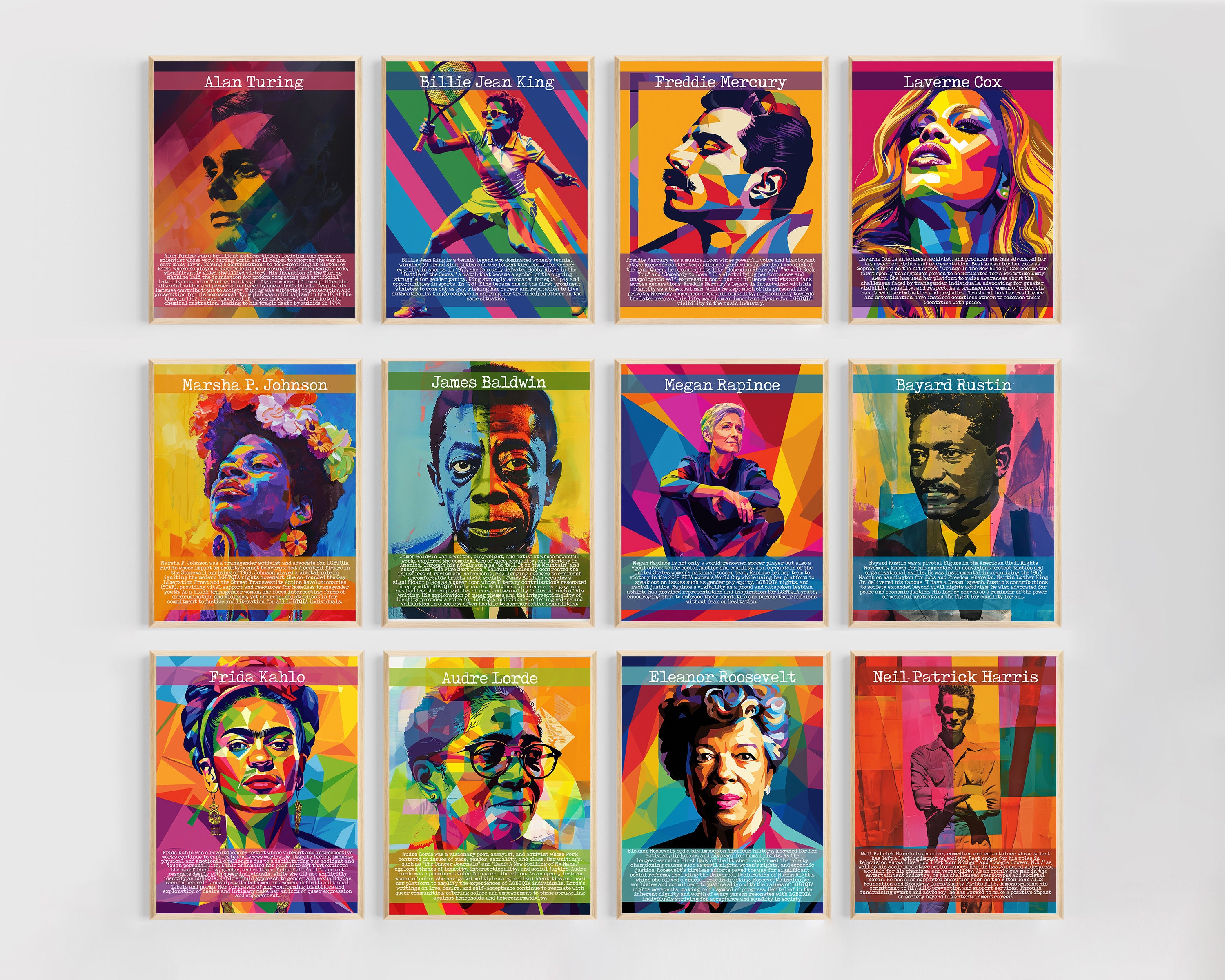 Pride Month Bulletin Board Display | LGBTQIA+ Leaders Printables | LGBT ...