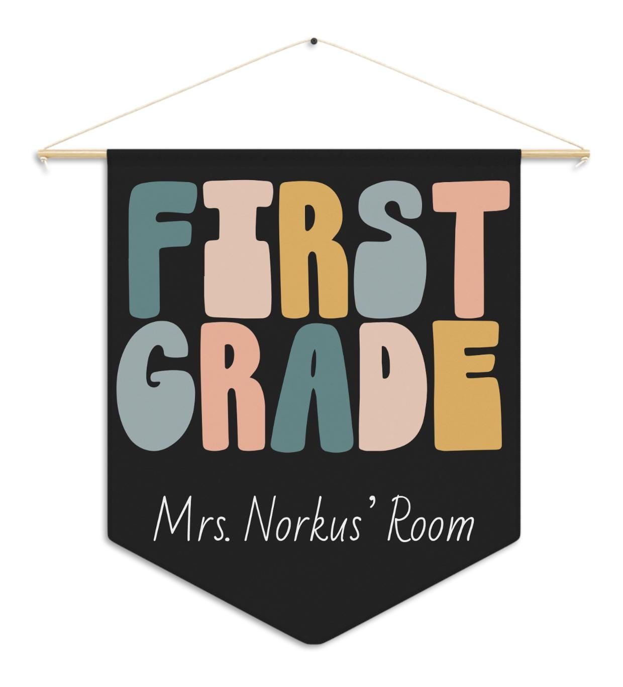 Personalized 1st Grade Teacher Door Sign | First Grade Custom Name ...