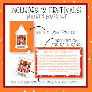 Cultural Festivals Bulletin Board | Lantern Classroom Banner | Holidays ...