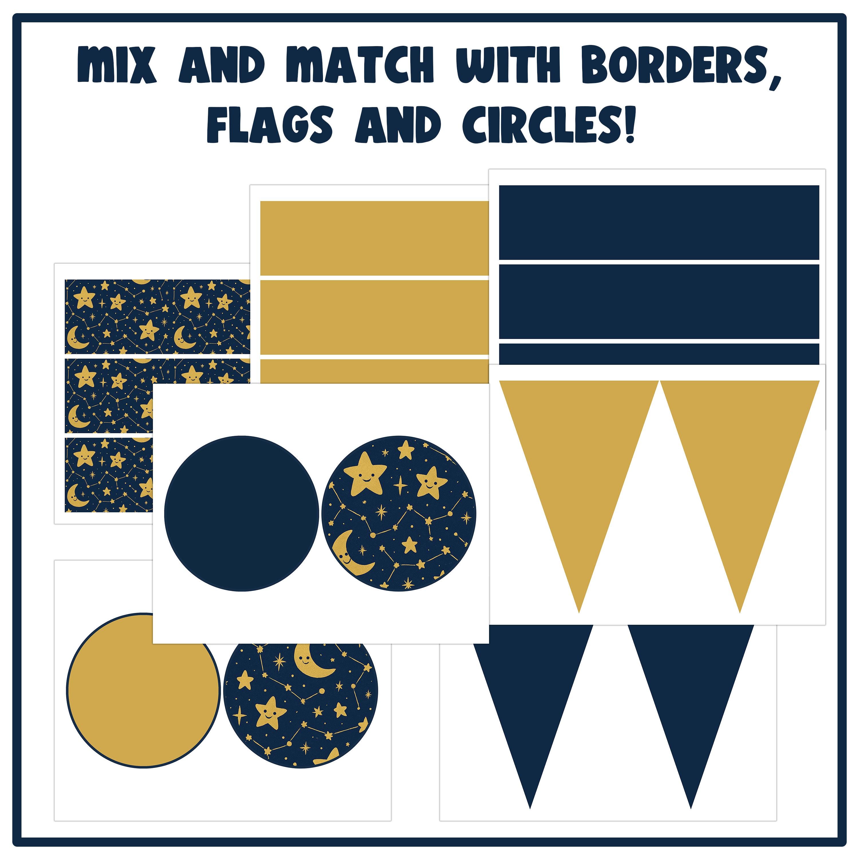 SEL Bulletin Board Set | We All Belong Here Star Constellation Decor ...