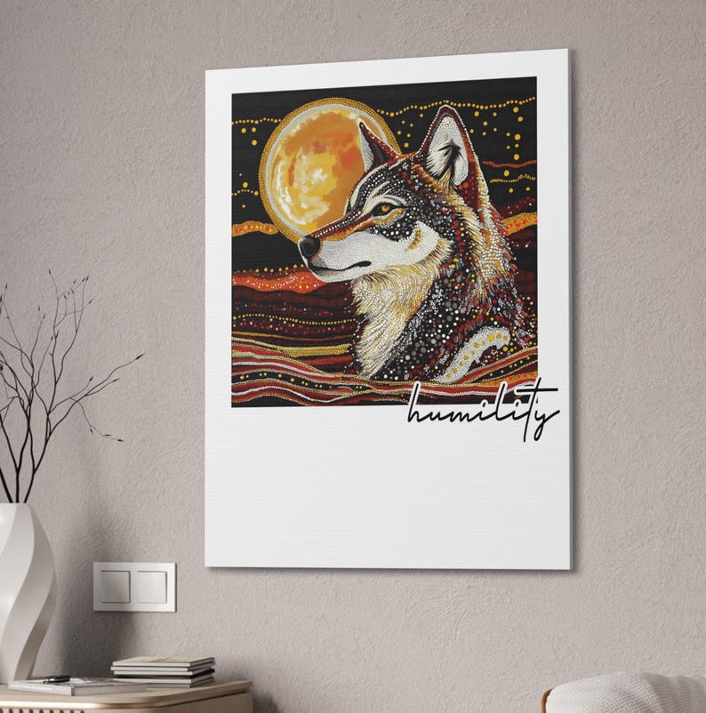 Seven Grandfather Teachings Dot Art Poster Set | Indigenous Animals ...