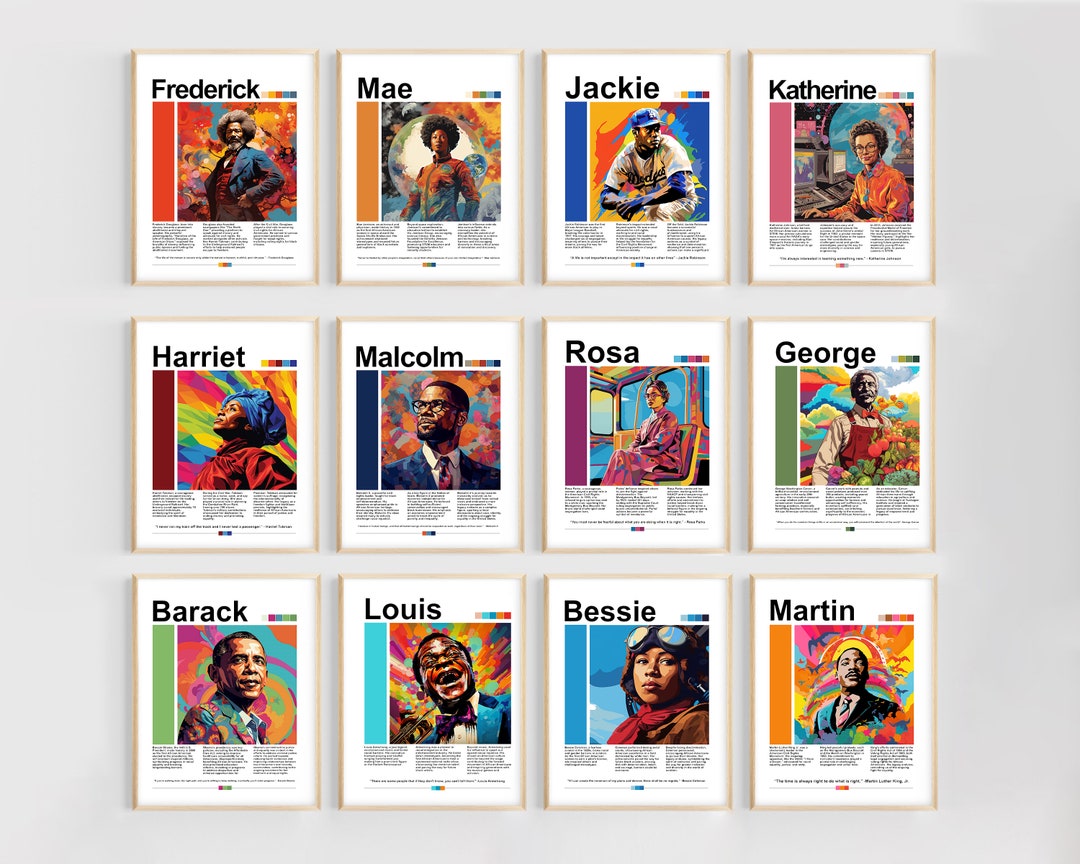 Black History Month Bulletin Board | Black History Posters | Civil ...