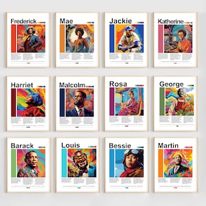 Black History Month Bulletin Board | Black History Posters | Civil ...
