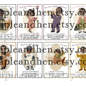 Black History Valentine Cards | African American Printable Valentine's ...