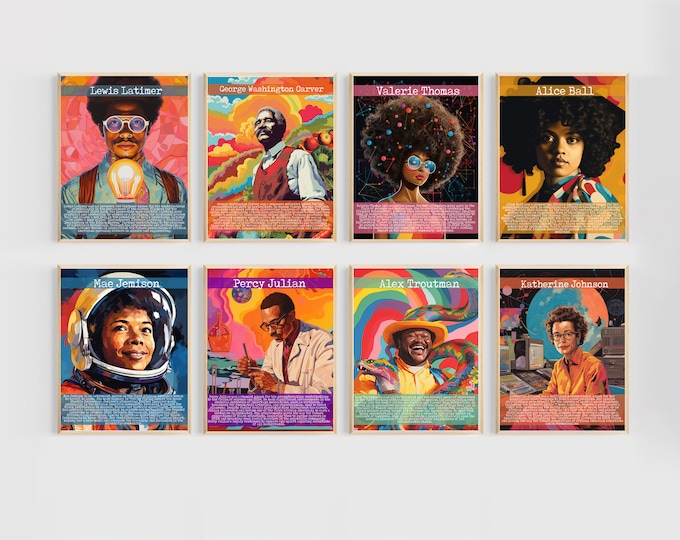 Famous Scientist Classroom Poster Set, Science Classroom Décor, Women ...