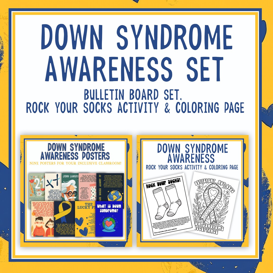 Down Syndrome Awareness Month Posters and Activity | Down Syndrome ...
