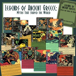 Ancient Mythology Bulletin Board Bundle | Greek, Egyptian World ...