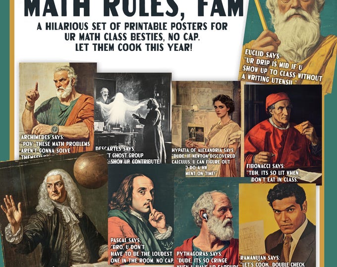 MATH Friends Klassenzimmer Poster | Freunde Mathe Poster | Lustige ...