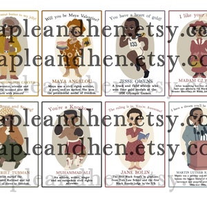 Black History Valentine Cards | African American Printable Valentine's ...