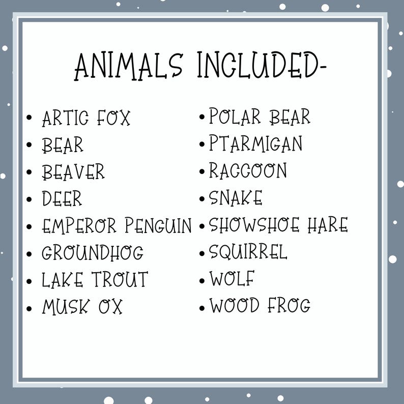 Winter Animal Adaptations Bulletin Board Set | Winter Animals ...