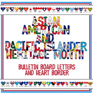 Asian American and Pacific Islander Heritage Month Bulletin Board Decor ...