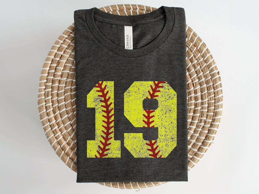 Softball Number Shirt | Mom Dad Custom Numbers Tshirt | Personalized ...