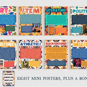 Hispanic American Heritage Month Bulletin Board Bundle | Hispanic ...