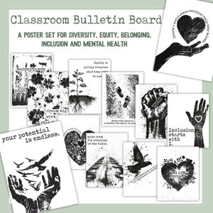 Classroom Decor Bundle | Diversity Equity Inclusion Belonging DEIB ...