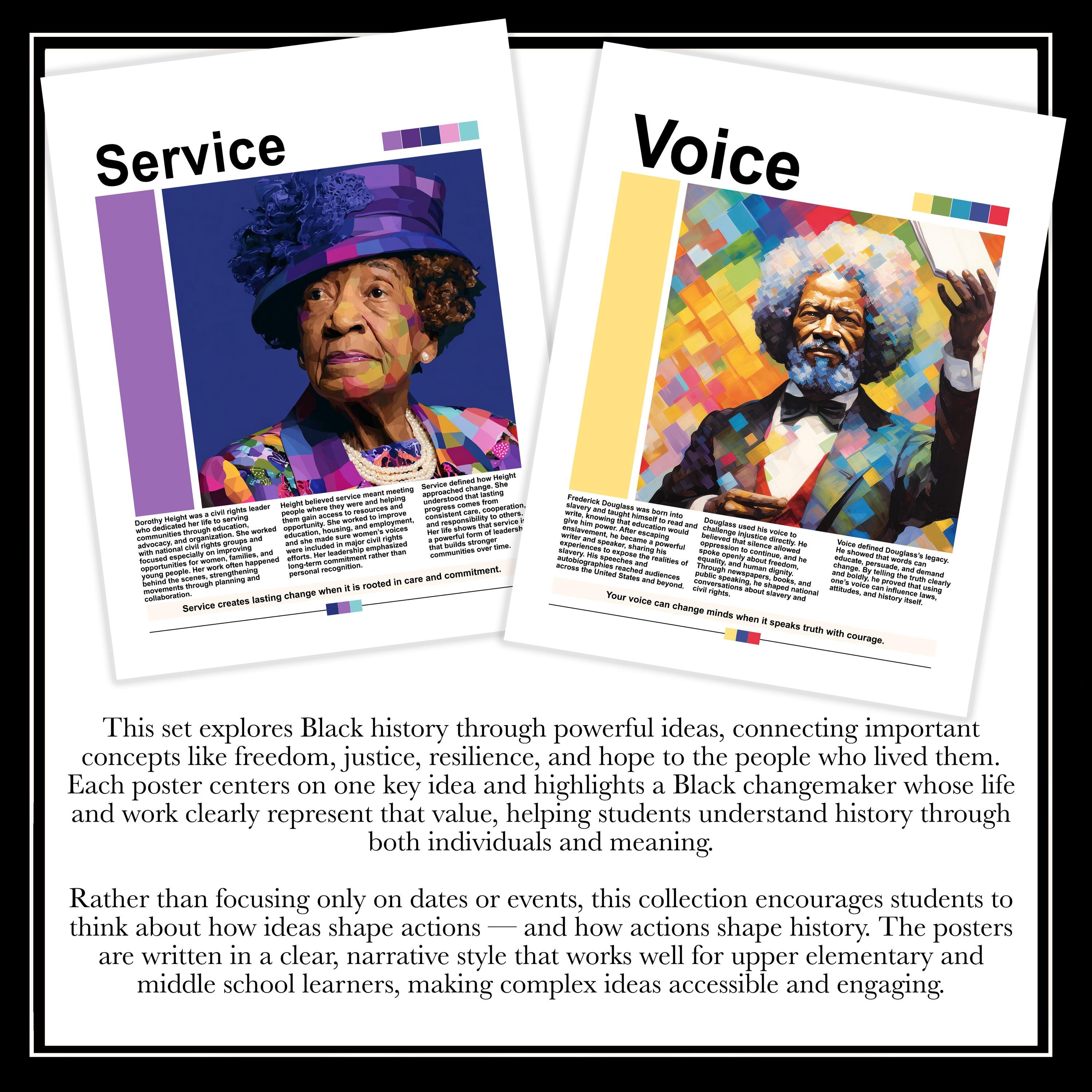 Black History Month Bulletin Board Set | Black History Through Big ...