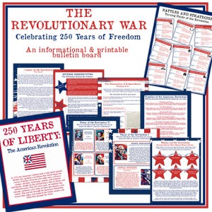 The American Revolution Bulletin Board | AP US Revolutionary War Poster ...