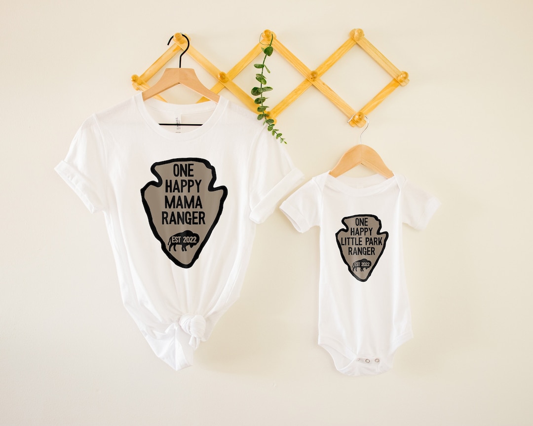 National Park First Birthday Shirt One Happy Little Ranger 1st Birthday ...