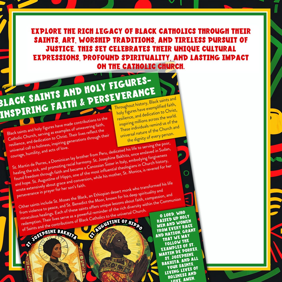 Black Catholic Heritage Bulletin Board | Saints, Traditions & Social ...