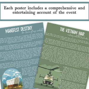 US History Bulletin Board Set | Funny Ap American APUSH Posters | High ...