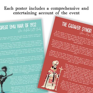 World History Bizarre Events Bulletin Board Set | Funny Ap World Weird ...