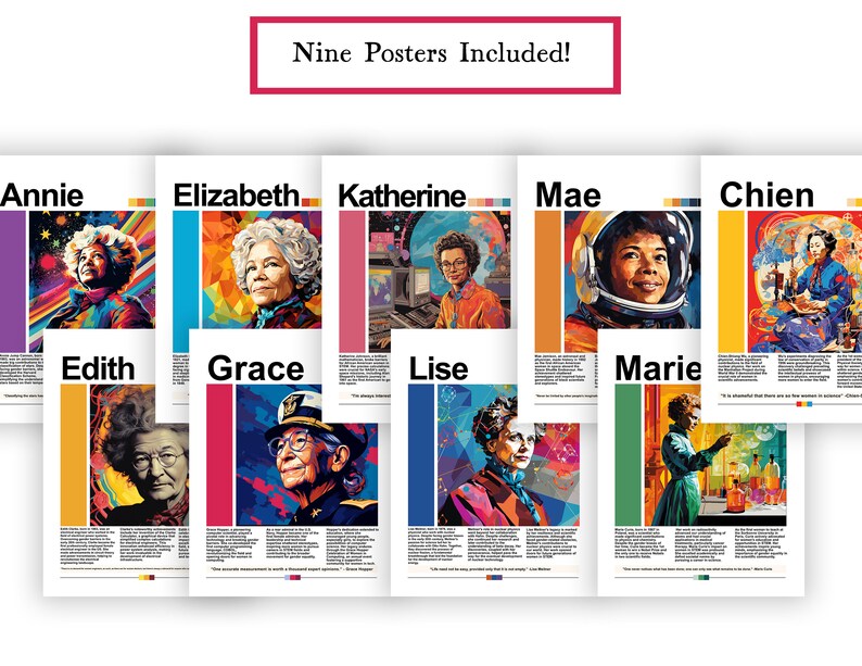 Women's History Month Bulletin Board Set Posters | International Women ...