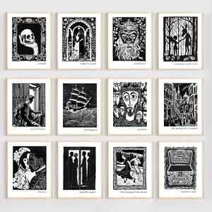 Shakespeare Art Posters English Literature Bulletin Board Shakespeare ...
