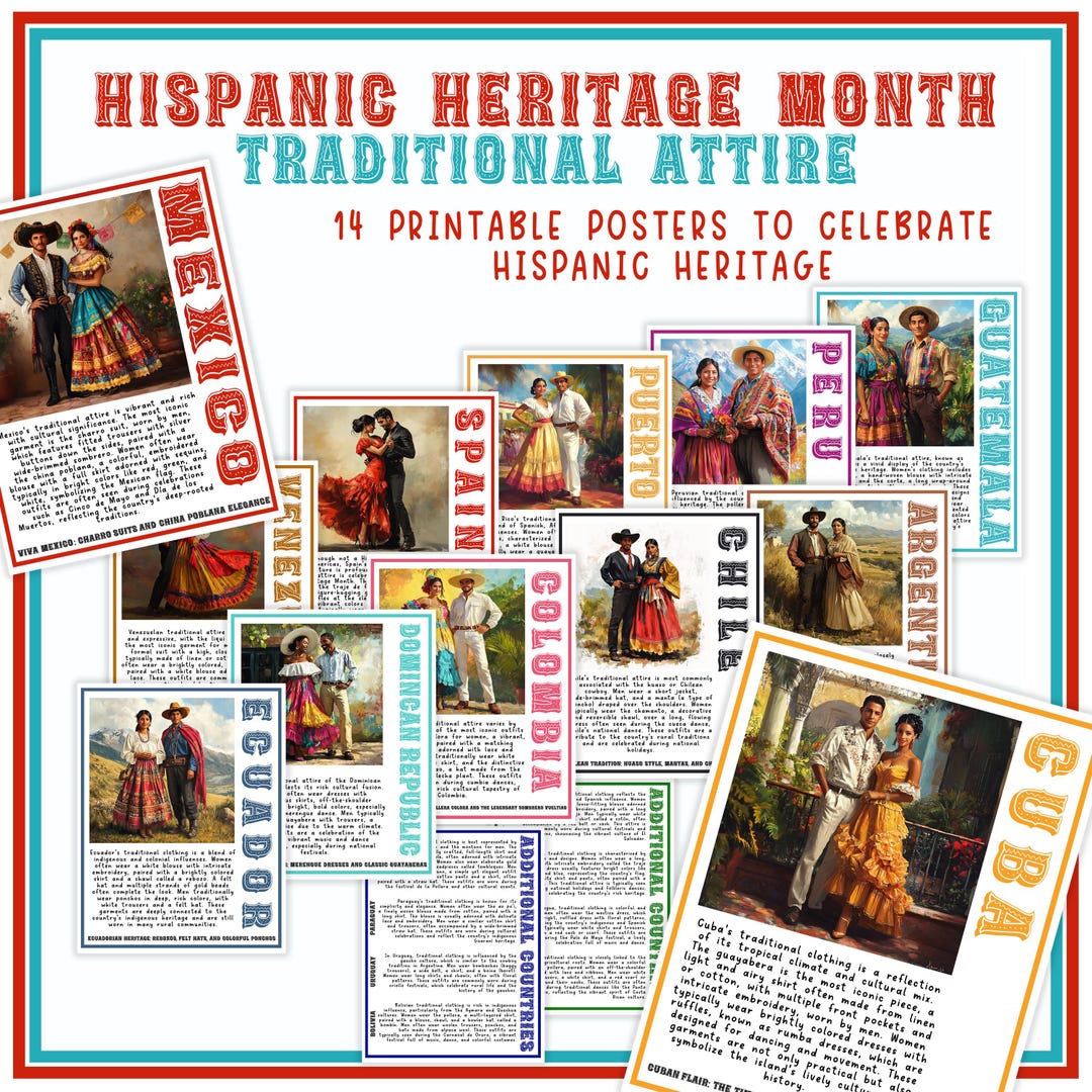 Hispanic American Heritage Month Bulletin Board, Hispanic Countries ...