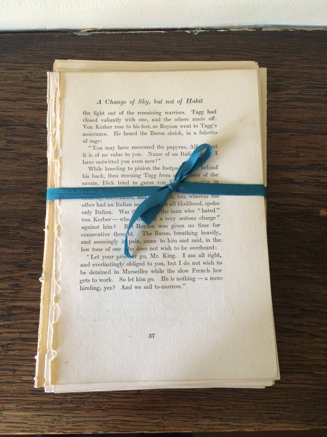 Old Book Pages / Scrapbook Paper / Decoupage Paper / Craft - Etsy