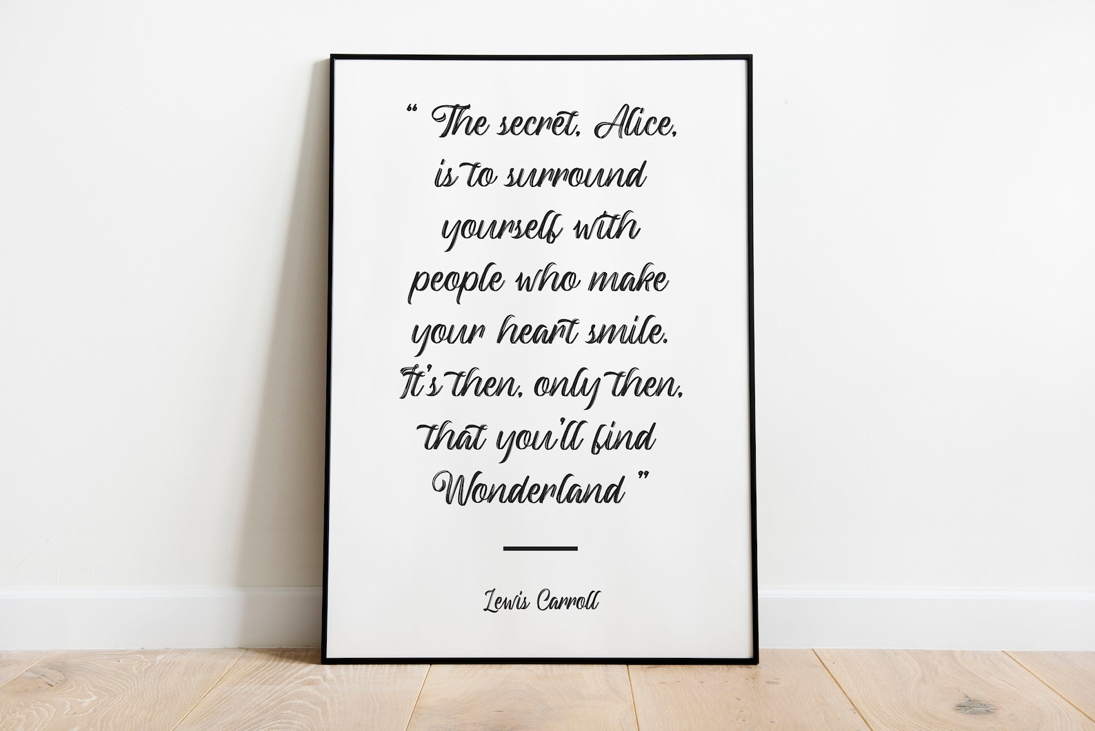 The Secret Alice - Unframed Print | Home Print | Living Room Print ...